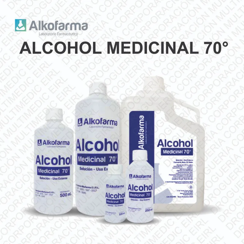 ALCOHOL MEDICINAL (70°) - Corporación Multimedic